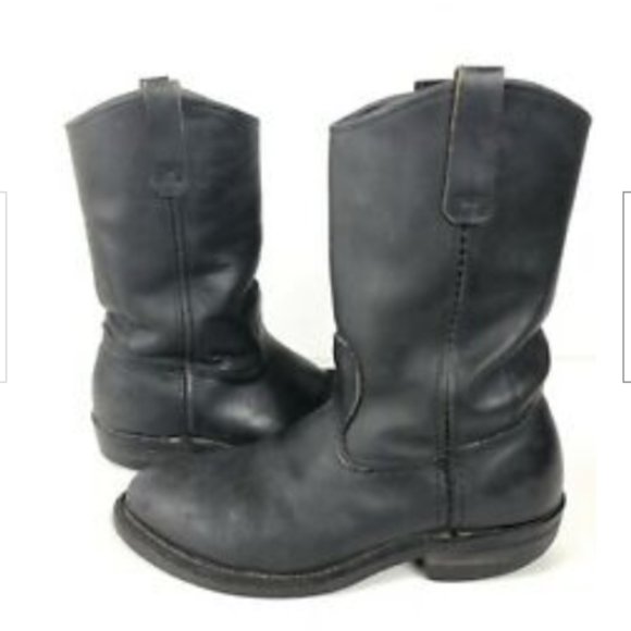 Red Wing Shoes | Shoes | Red Wing Shoes Boots Black Leather Ansi Z4 Men ...